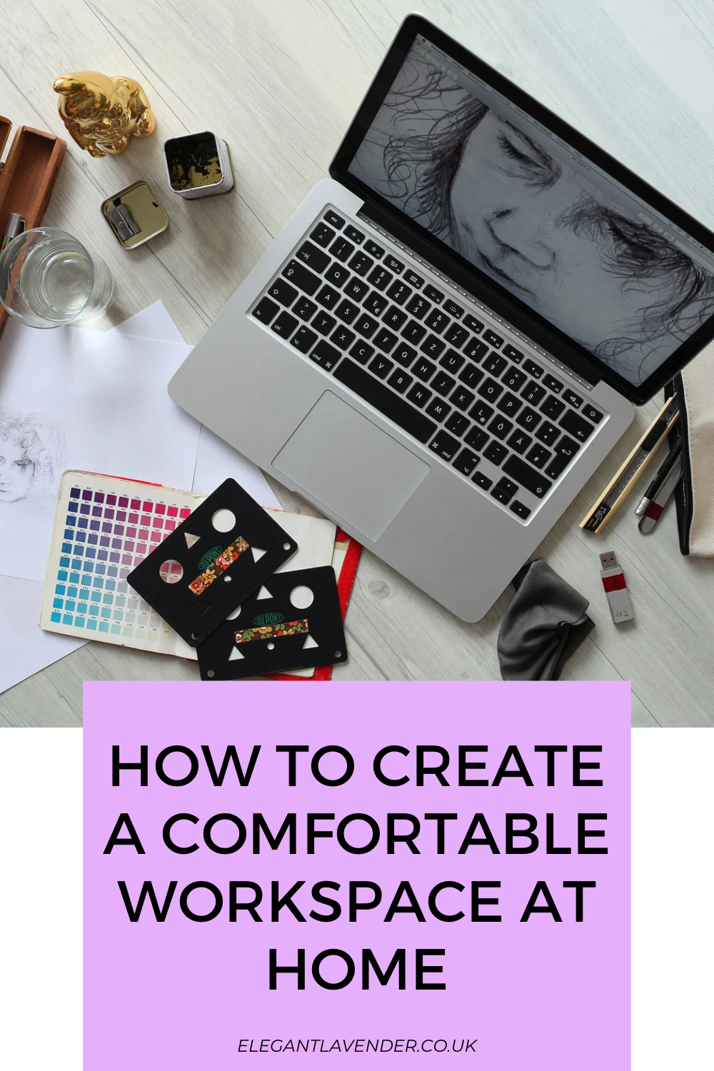 How to Create a Comfortable Workspace at Home - Elegant Lavender